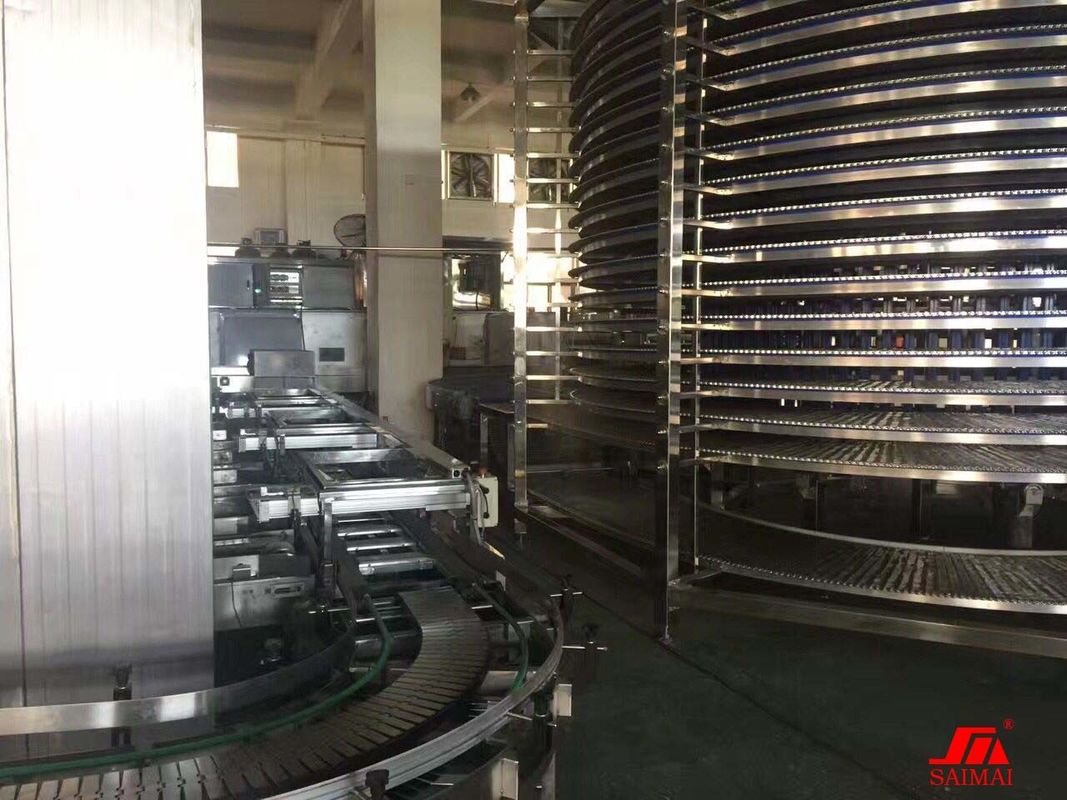 ISO9000 Industrial Hygiene Mesh Belt Baking Cooling Towers