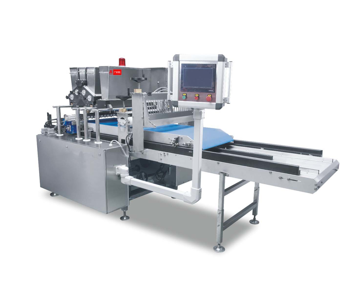 Gas Tight Cookie Production Line , 220V 3m Section Steel Belt Bakery ...