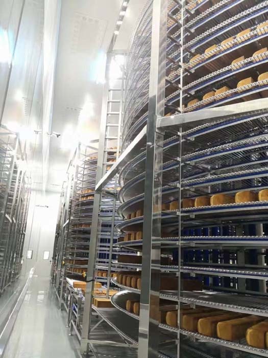 304 Stainless Steel Endless Conveyor Belt Toast Bread Baking Cooling Towers